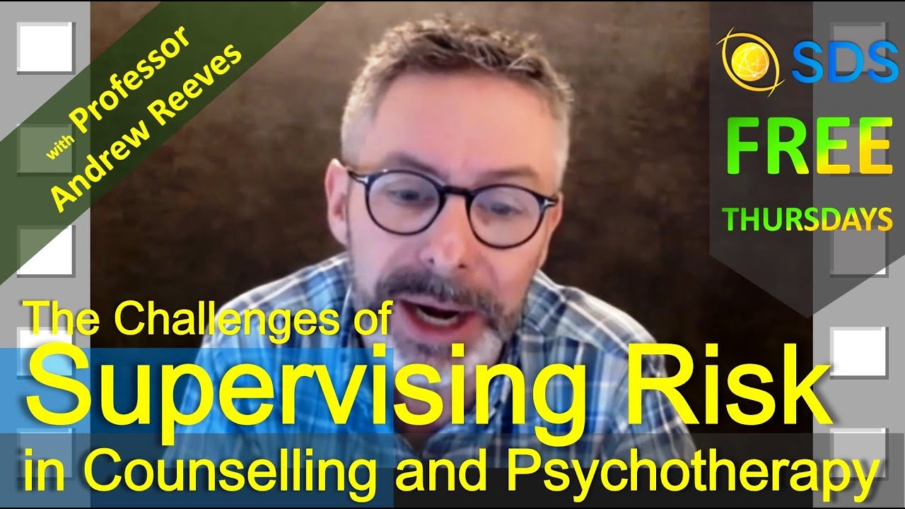 SDS Thursday with Professor Andrew Reeves on Supervising Risk - YouTube