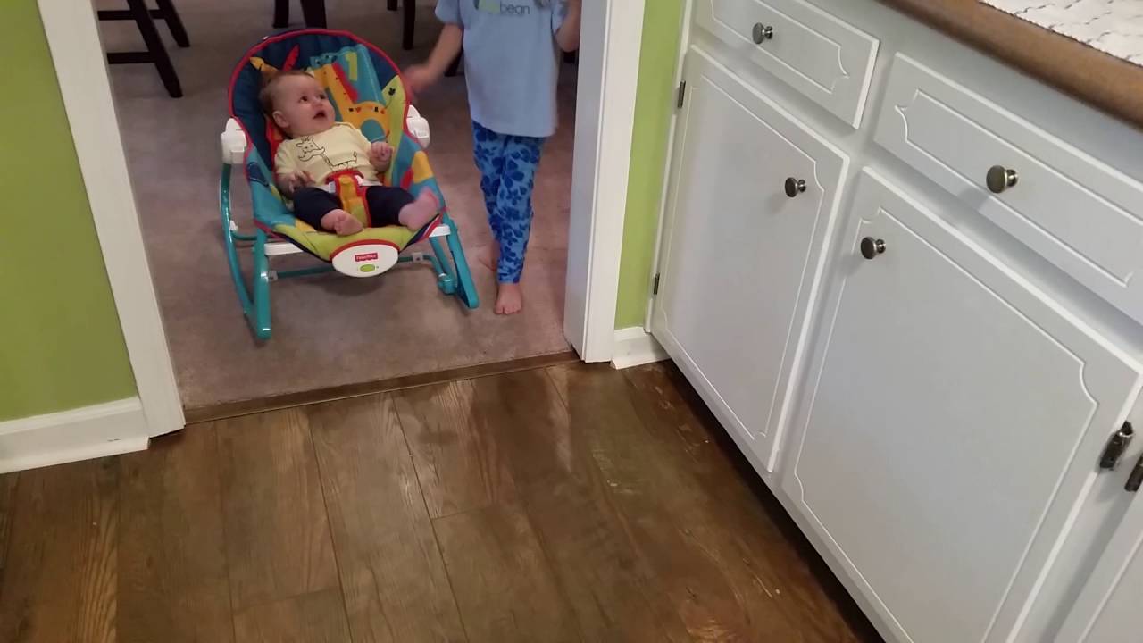 Tickling the baby - YouTube