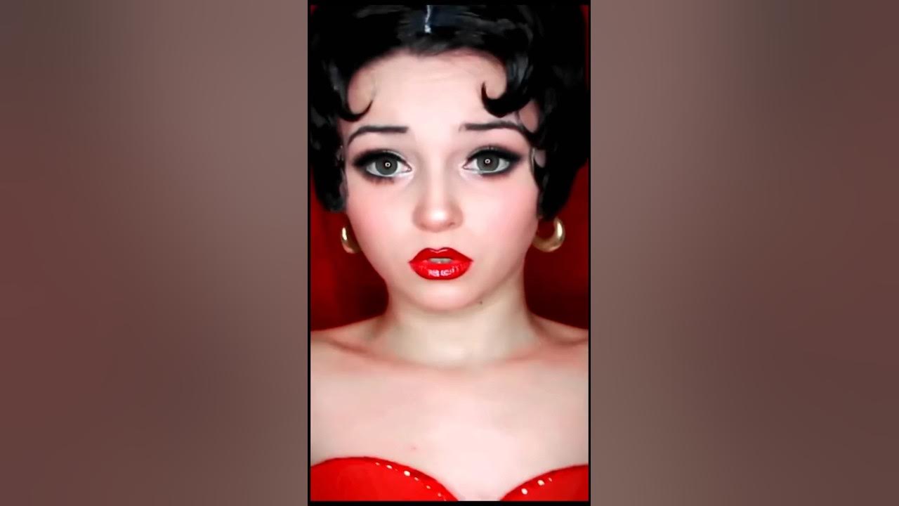 Transforming Into Betty Boop Vintage Cosplay Makeup Bettyboop Youtube