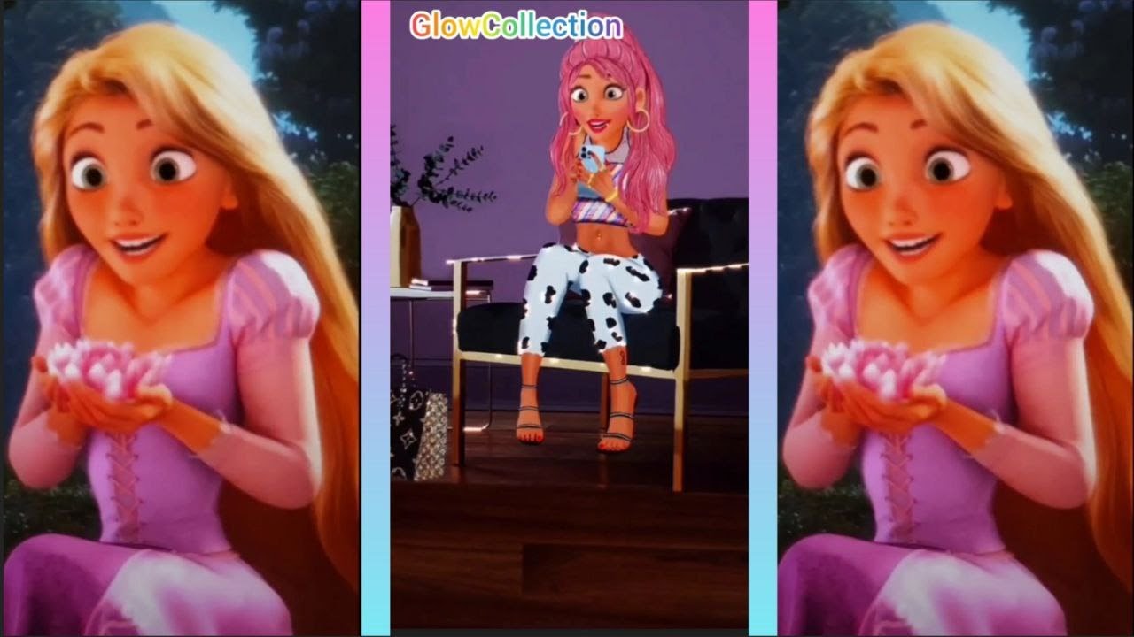 Tangled - Rapunzel Glow Up - Disney Movie Transformation - YouTube