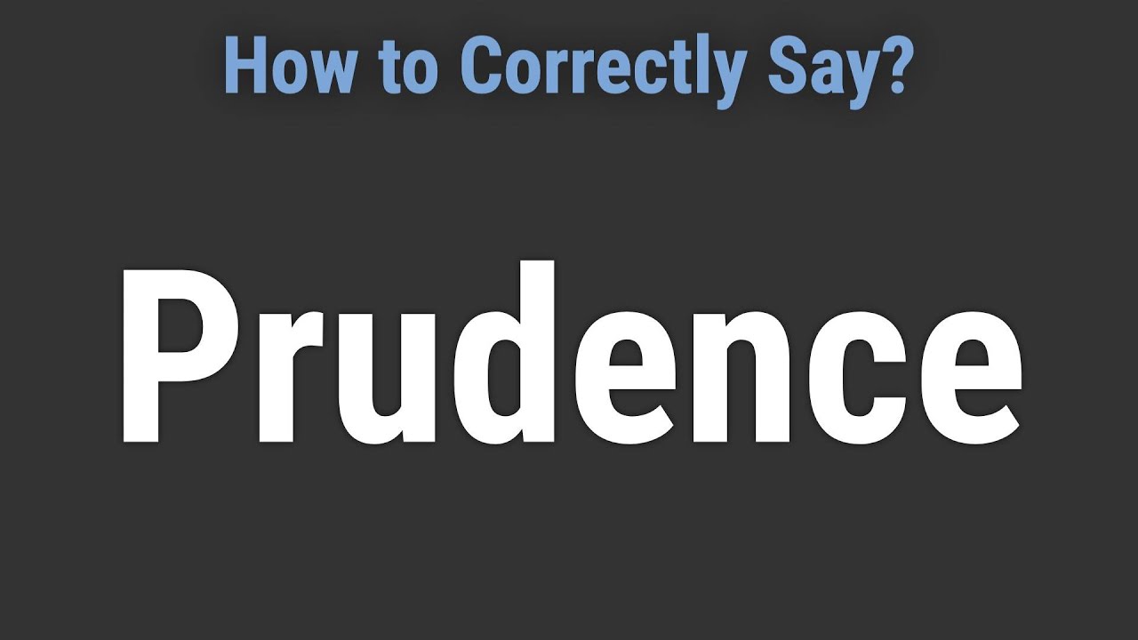 How to Pronounce Name Prudence (Correctly!) - YouTube