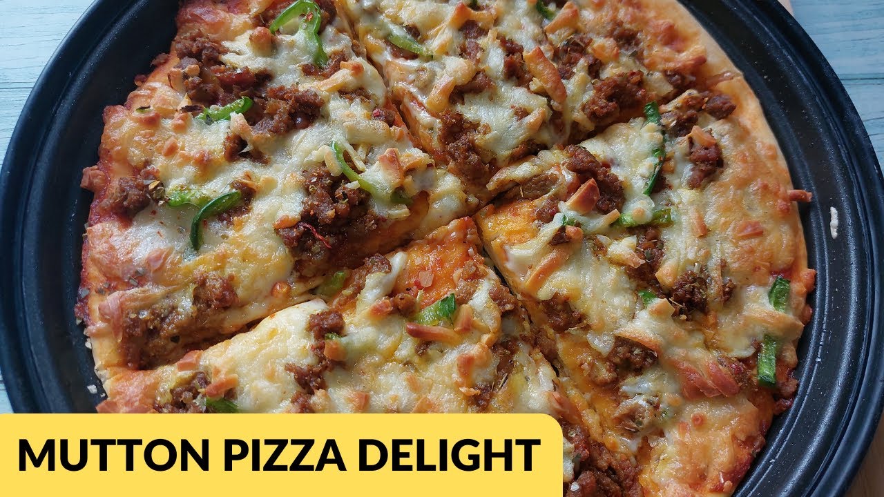 Keema Mutton Pizza Recipe | Irresistible and Flavorful!! - YouTube