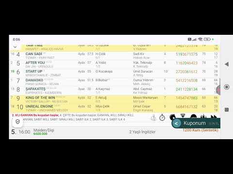 05 AĞUSTOS ÇARŞAMBA İSTANBUL AT 🐎 YARIŞLARI TAHMİN VİDEOSU BOMBACI MULAYİM 