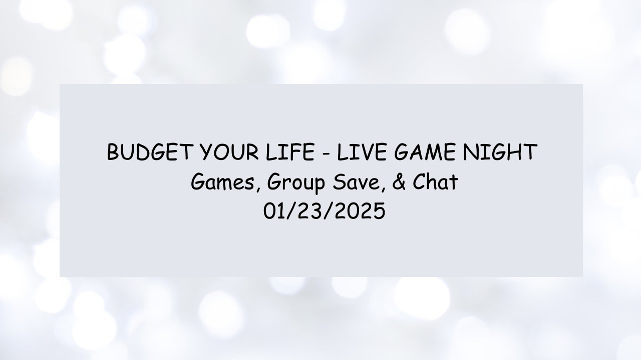 GAME NIGHT - LIVE 1/23/2025 - YouTube