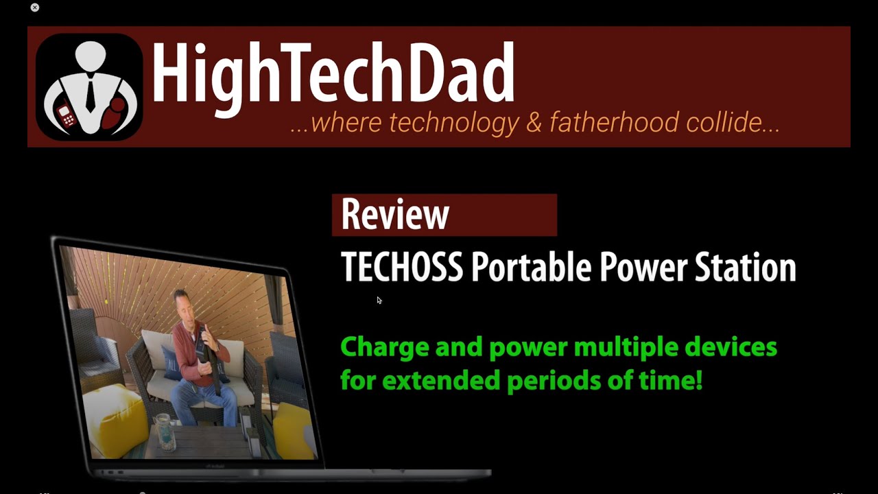 TECHOSS Portable Power Station (P300W) Review - high-capacity battery ...