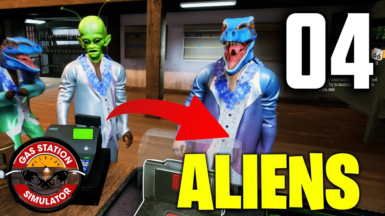 🔴 ALIENS IN GAS STATION SIMULATOR #4 | HINDI - YouTube