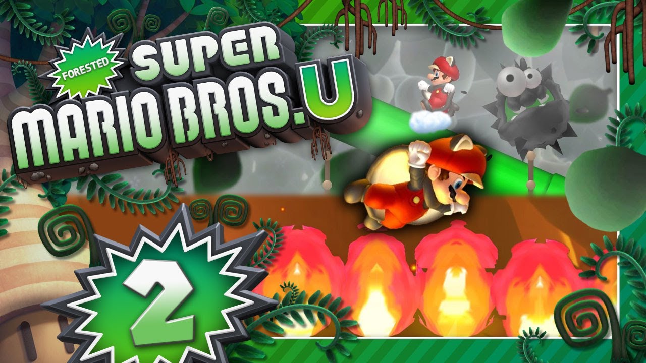 FORESTED SUPER MARIO BROS. U 🌳 #2: Fuzzy-Sturm & Iggy's brennendes ...
