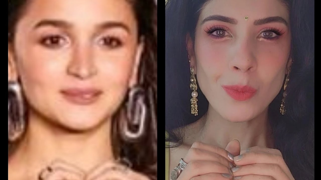 Alia bhatt inspired makeup tutorial ️ 💖 - YouTube