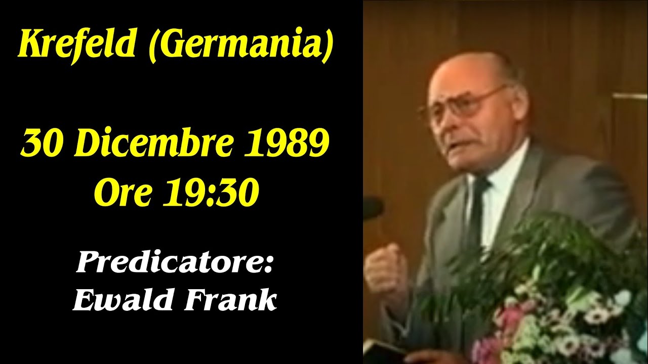 KREFELD (GERMANIA) 30 DICEMBRE 1989 - EWALD FRANK - YouTube