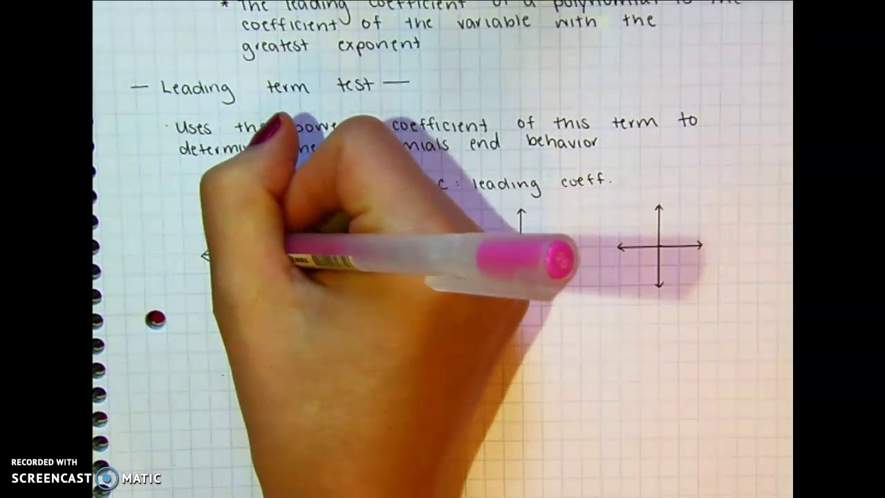 2-2 Day 1 - Polynomial Functions (leading term test) - YouTube