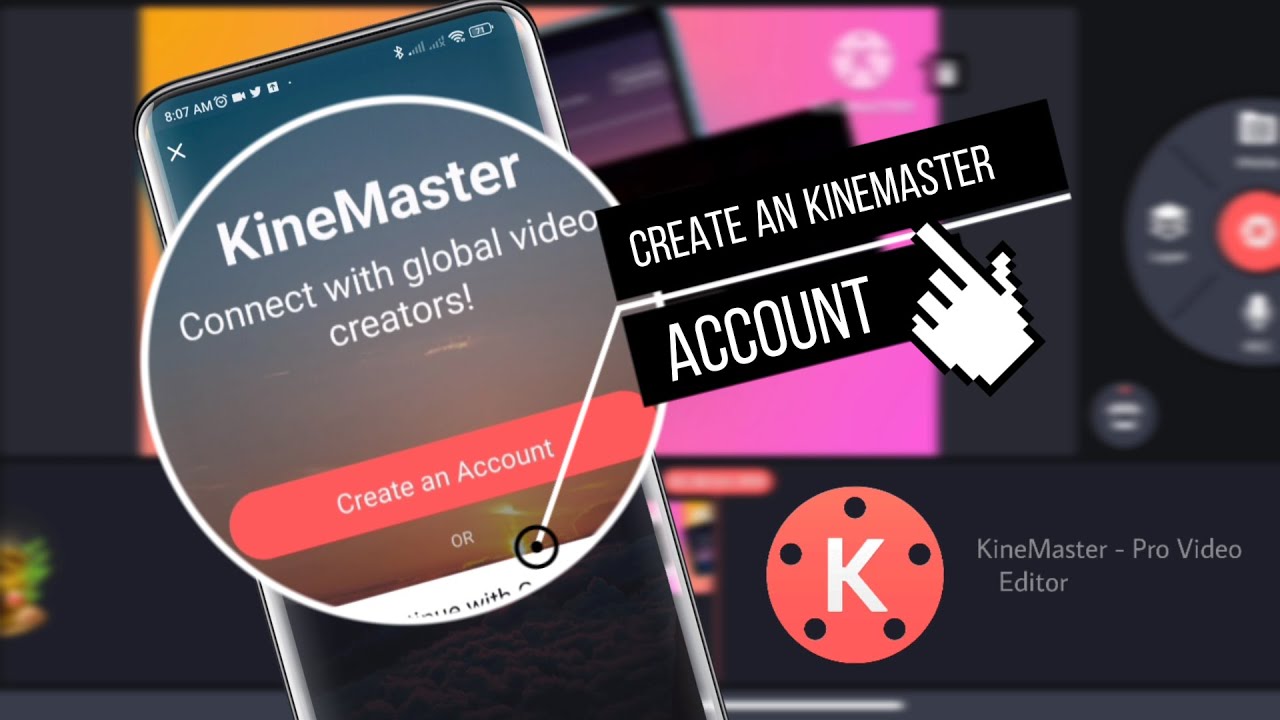 How To Create/Make a complete kineMaster account on Android - YouTube