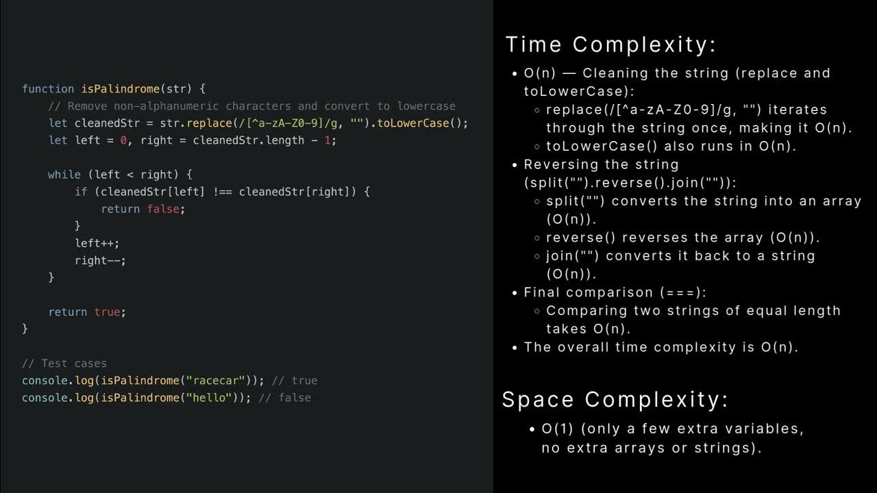 Solve 'palindrome' coding problem in 60 seconds! (13/100) - YouTube