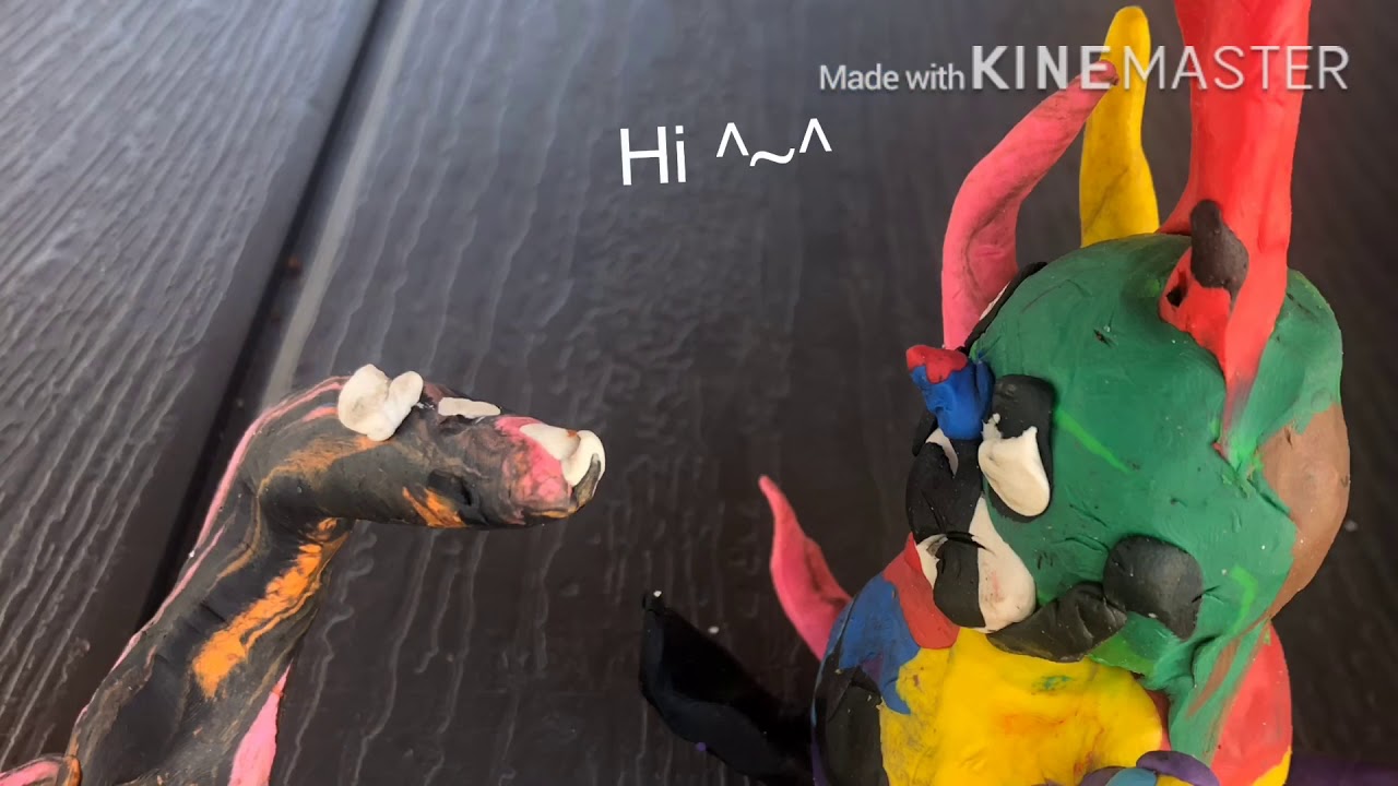 Clay man says hi - YouTube