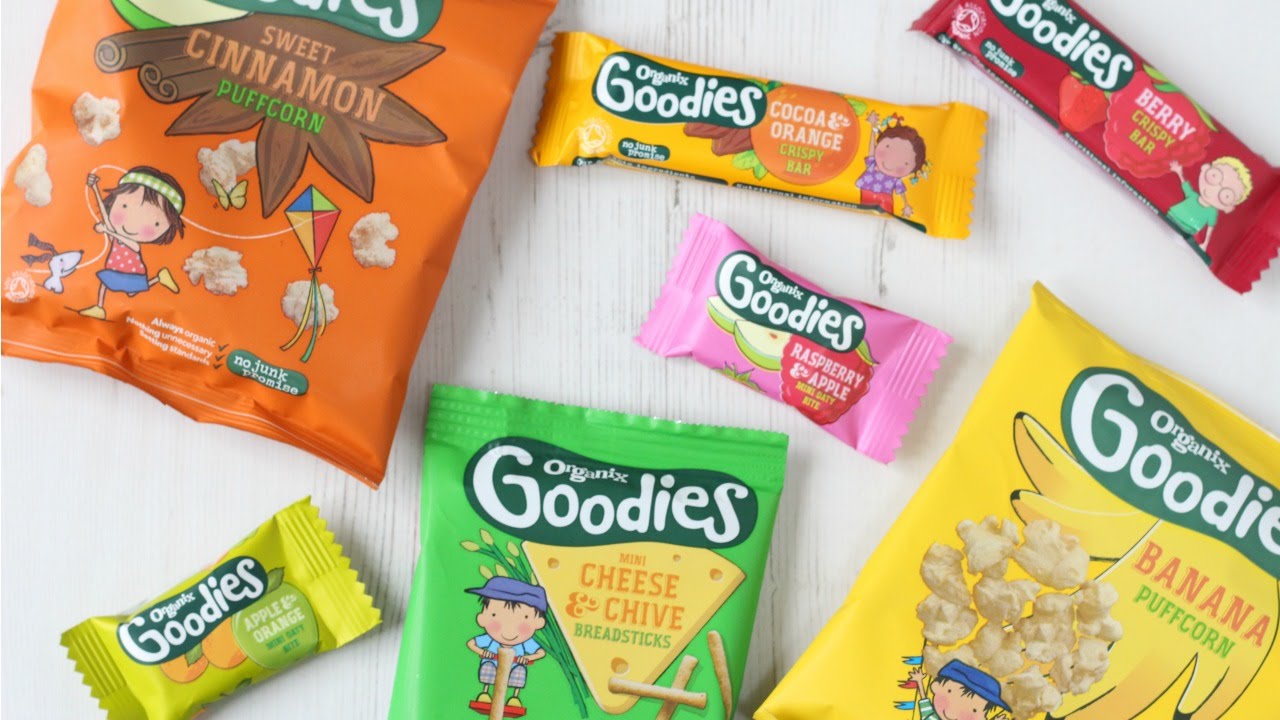 New Organix Goodies Snacks Range #Ad - YouTube