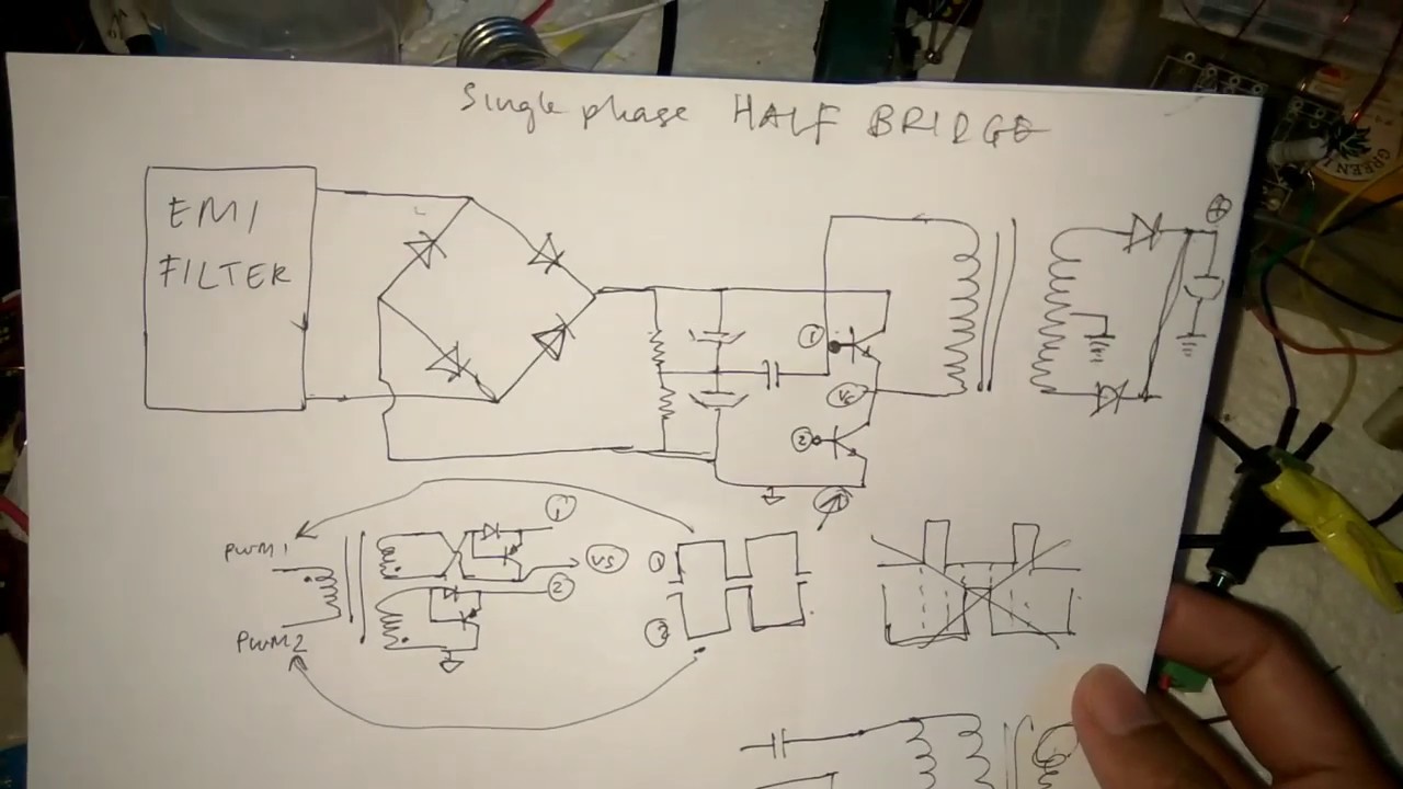 DIY arduino switching power supply using inverter transformer | half ...