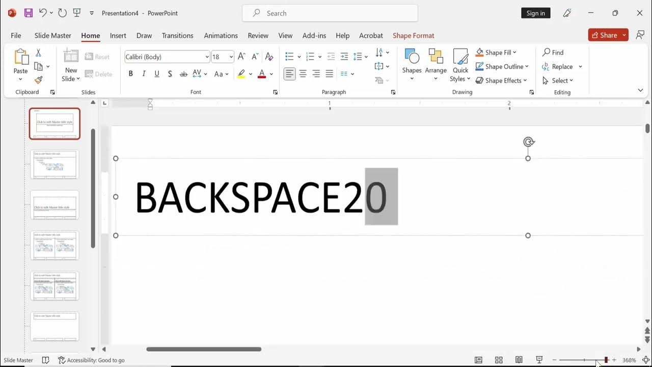 How to write superscript in PowerPoint header - YouTube