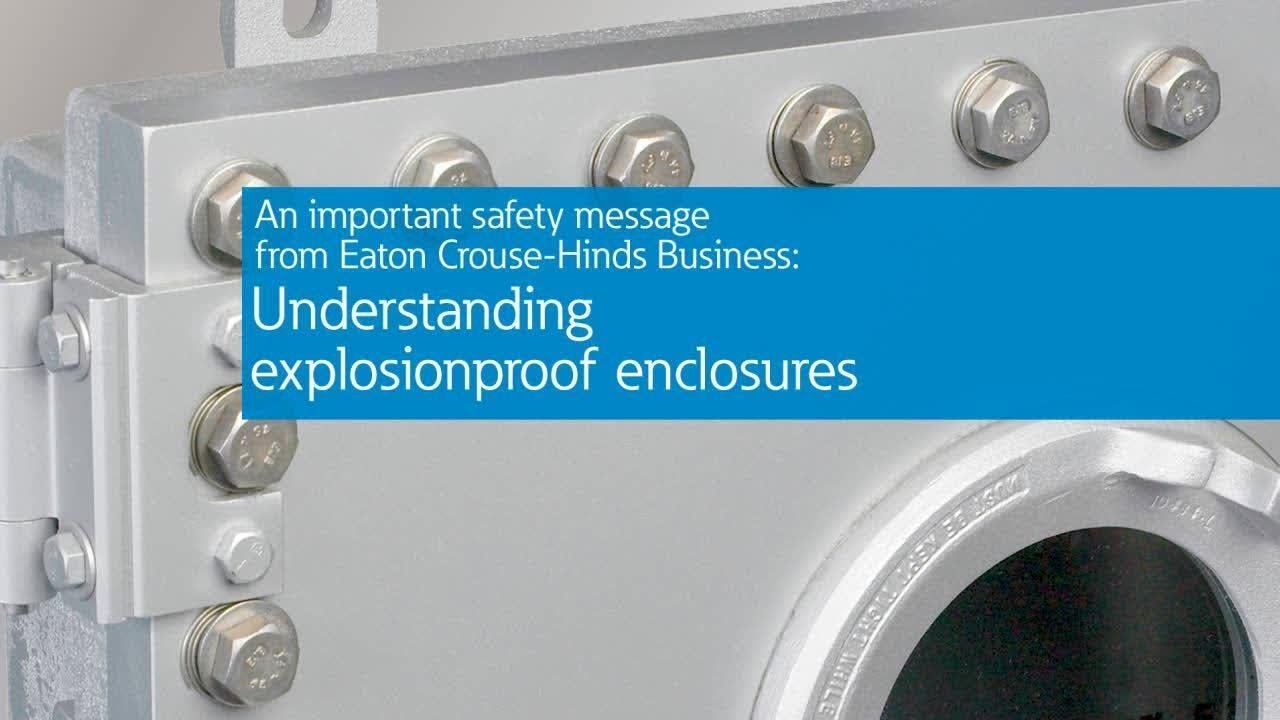 Understanding NEMA 7 explosionproof enclosures - YouTube