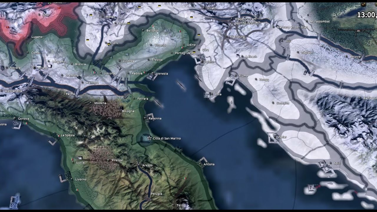 The Great War Redux - Italian Front [HOI4 Mod Timelapse] - YouTube
