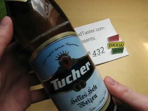 Tucher helles Hefe Weizen (wheat beer) - YouTube