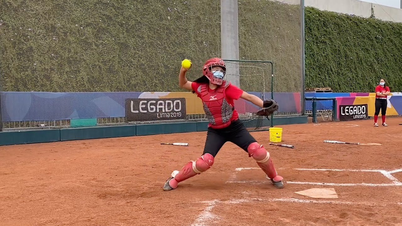 Allison Morales - CATCHER Softball Skills Recruiting Video - YouTube