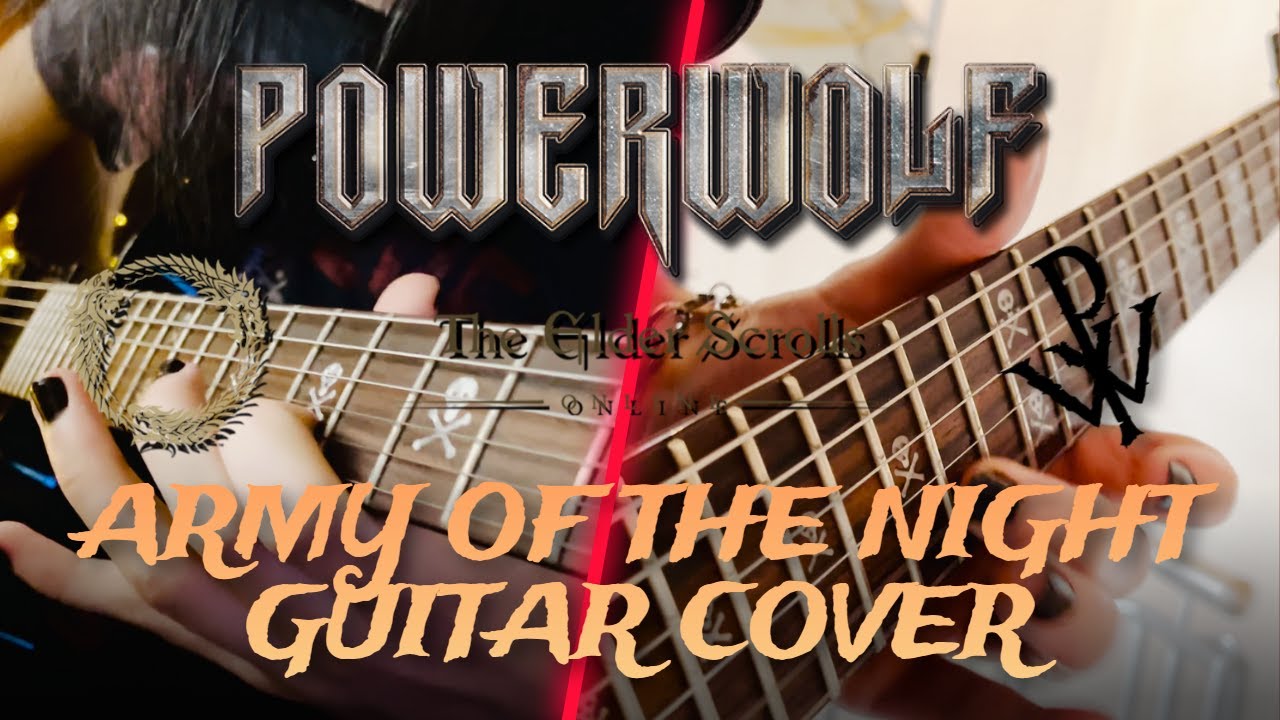 POWERWOLF - Army Of The Night | Guitar Cover with Solo [The Elder ...