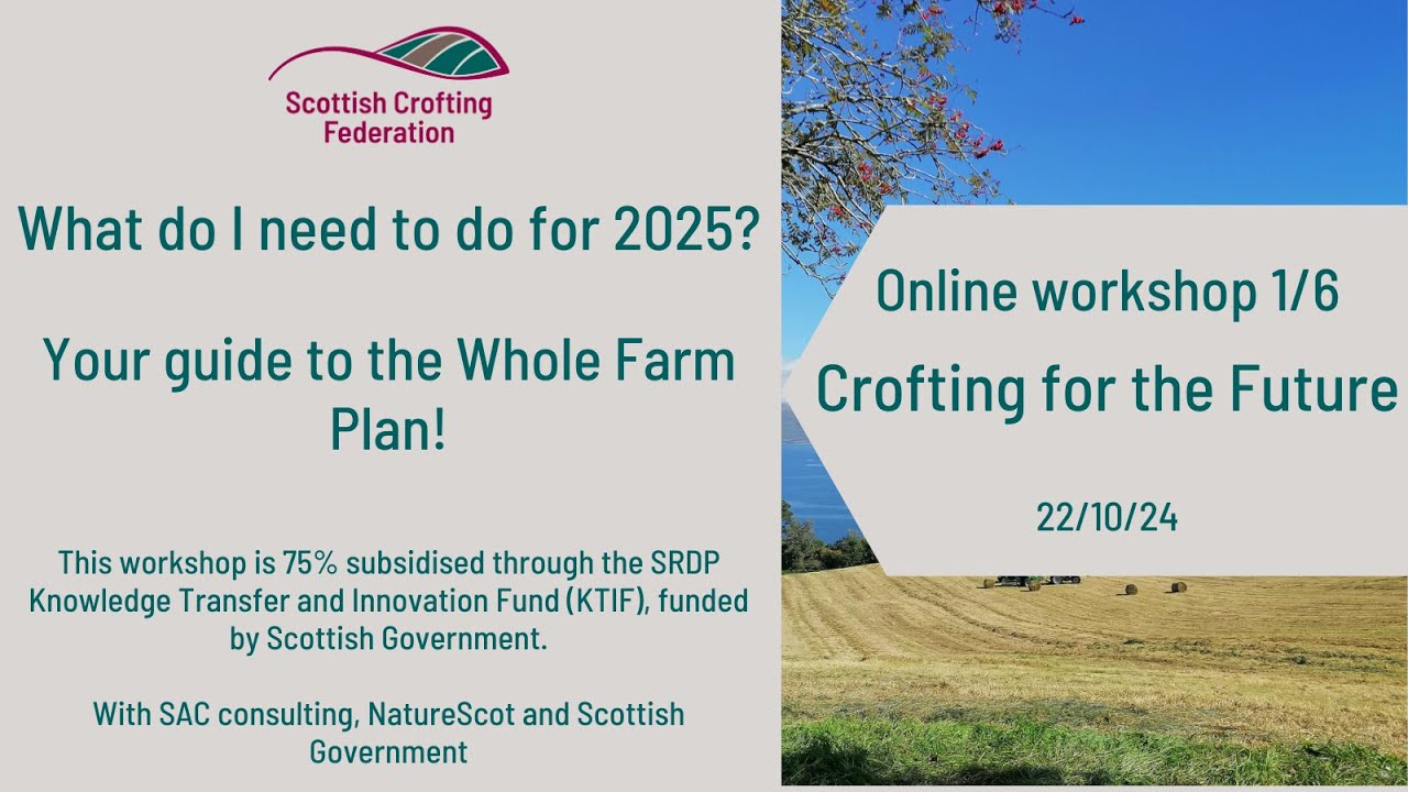 What do I need to do for 2025: A Guide to the Whole Farm Plan - YouTube