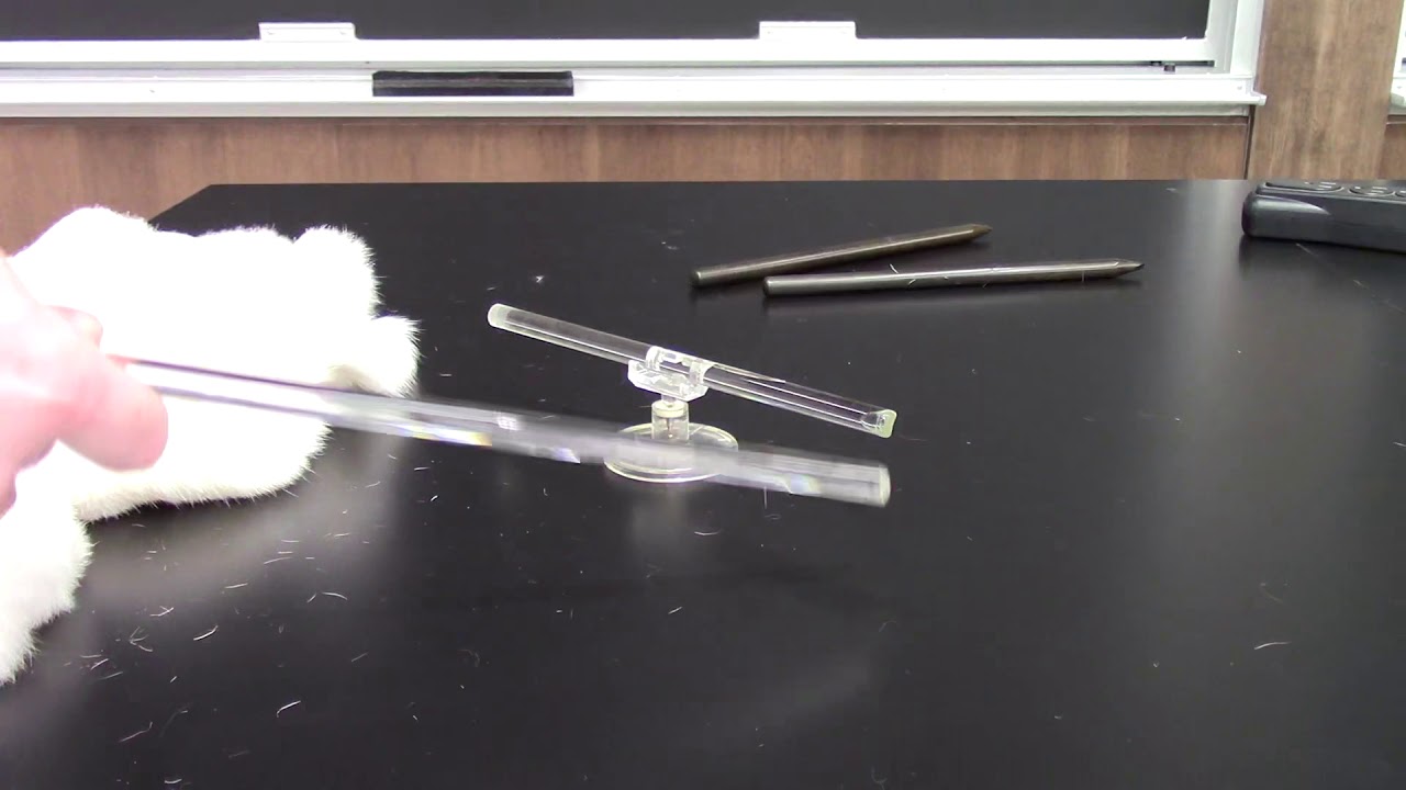 Glass and Rubber Rods - YouTube