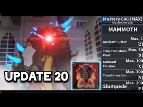 FULL Mammoth Showcase by Zioles Update 20 Blox Fruits - YouTube