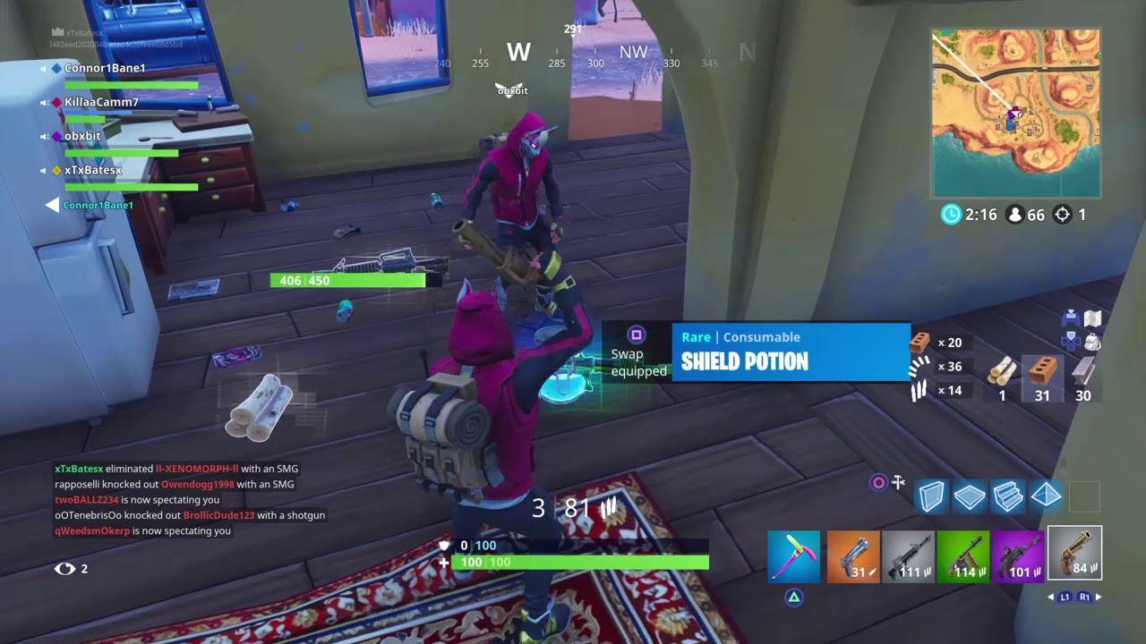 TOMMY GUN TO DEAGLE HEADSHOT | Fortnite - YouTube
