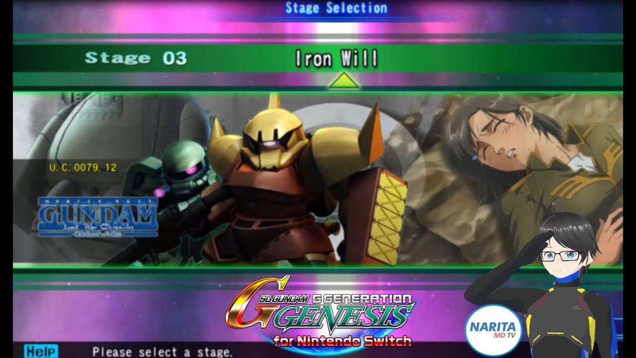 Mobile Suit Gundam Lost War Chronicles - Stage 3 - SD Gundam G Generation Genesis - YouTube
