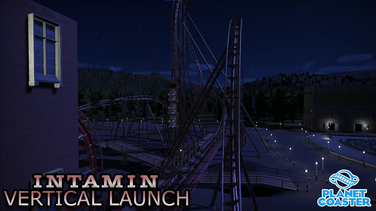 Intamin Vertical Multi-Launch Coaster | Planet Coaster - YouTube