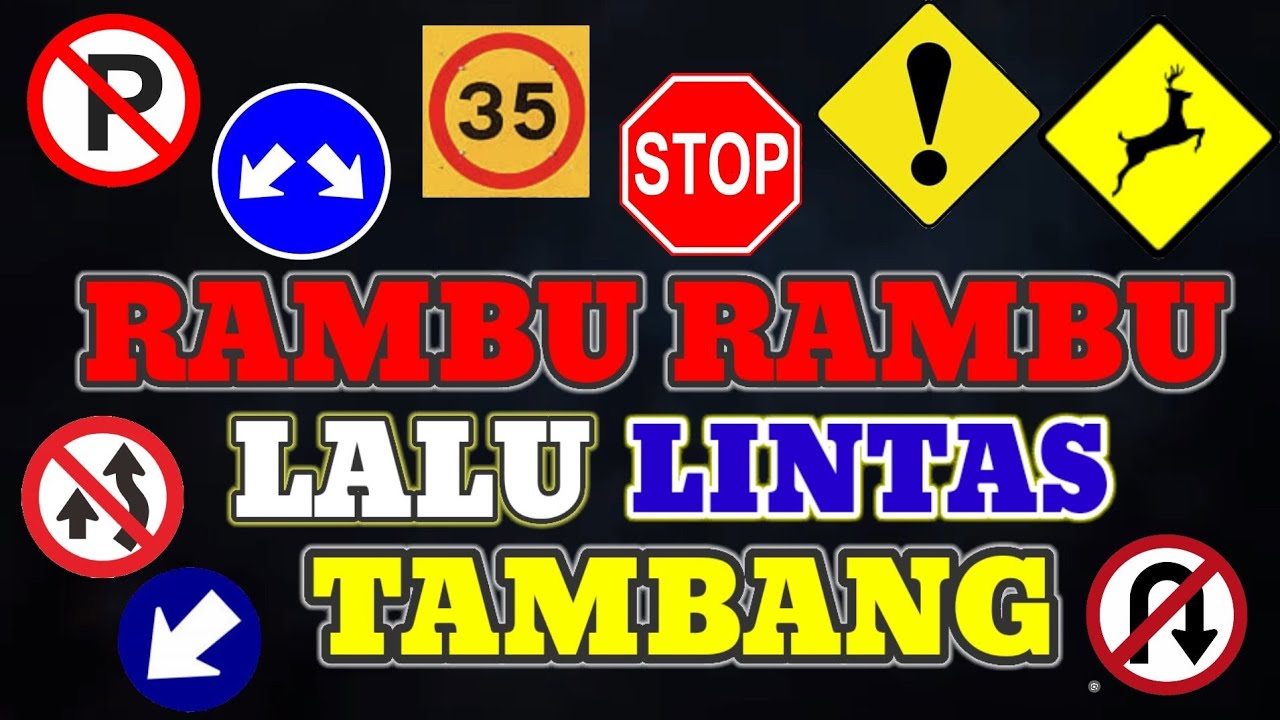 Rambu Rambu Lalu lintas Di Tambang - YouTube