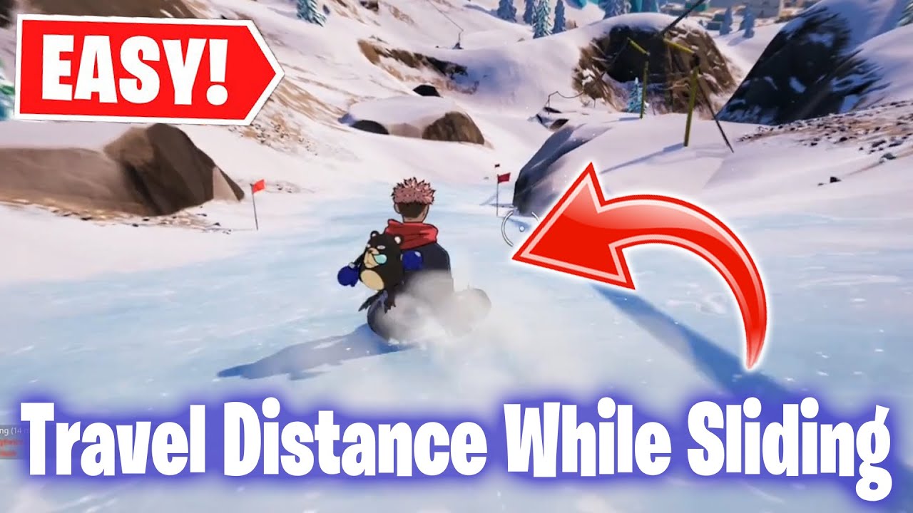 How to *EASILY* Travel Distance While Sliding | Fortnite Guide - YouTube