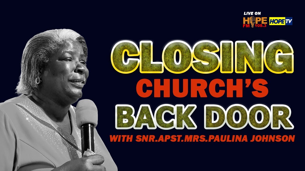 CLOSING CHURCH’S BACK DOOR | THE BLESSING OF A CLOSSED BACK DOOR | SNR ...