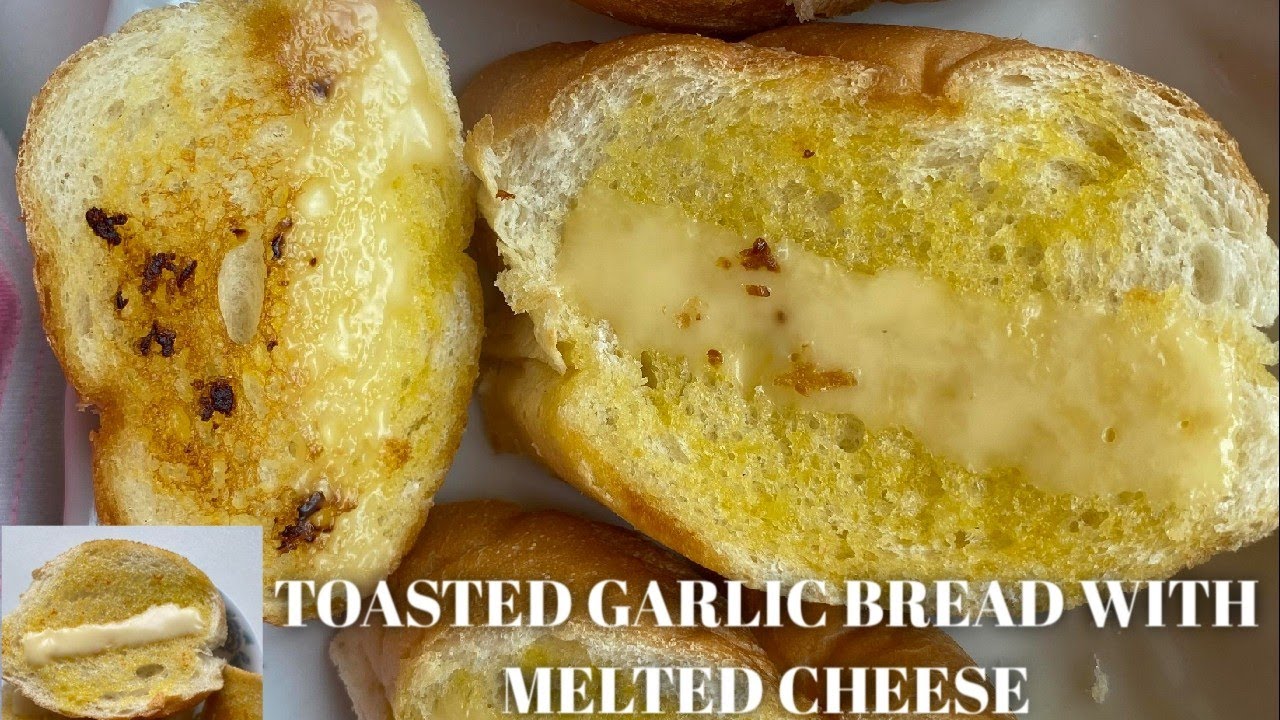 TOASTED GARLIC BREAD IN A PAN || GARLIC BREAD - YouTube