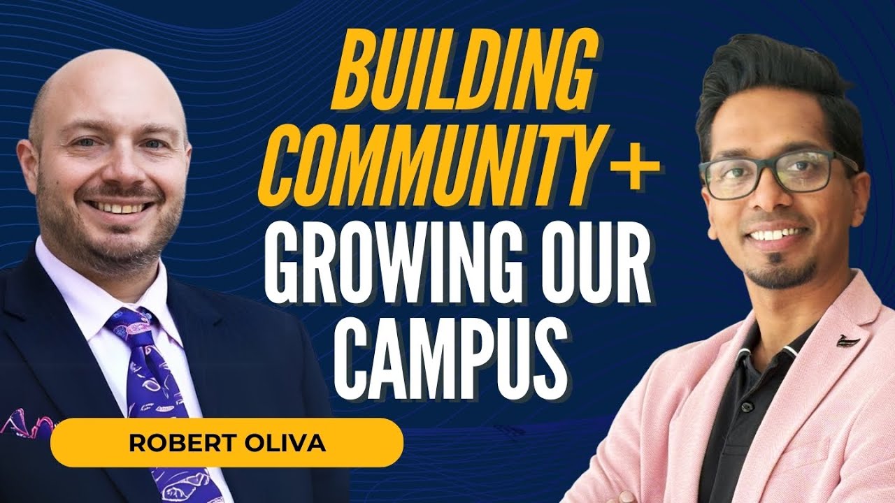 Community Building is EVERYTHING | Edu Unlocked with Robert Oliva | St. Francis College - YouTube