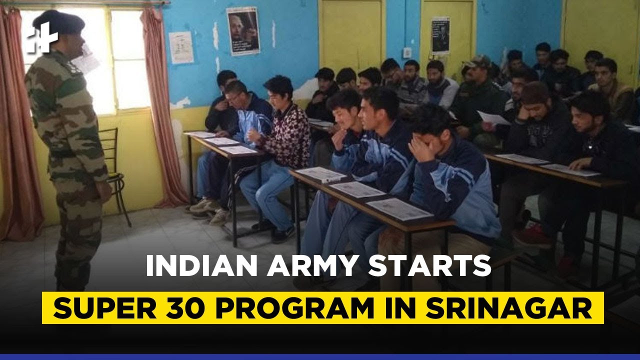 Indian Army Starts Super 30 Program For Free Coaching In Srinagar For ...