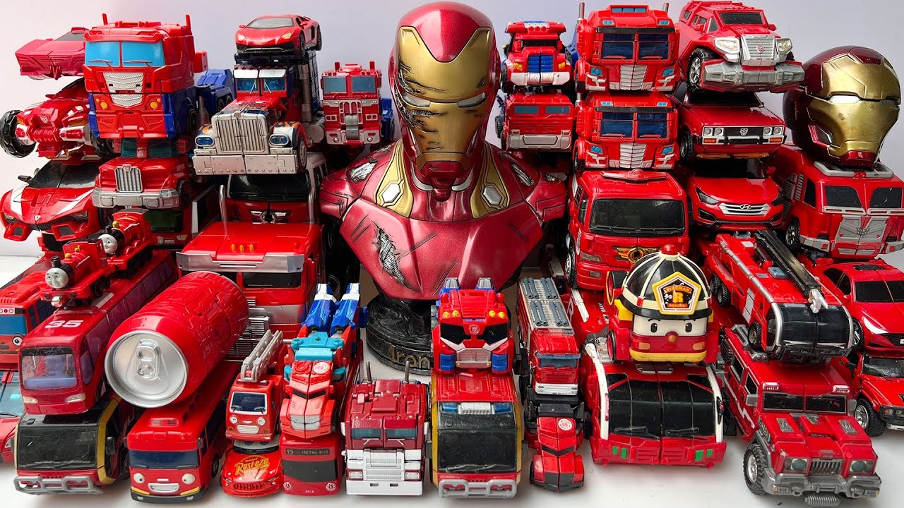 Amazing Red Color Vehicle Transformers Carbot Tobot Superhero (Animated ...