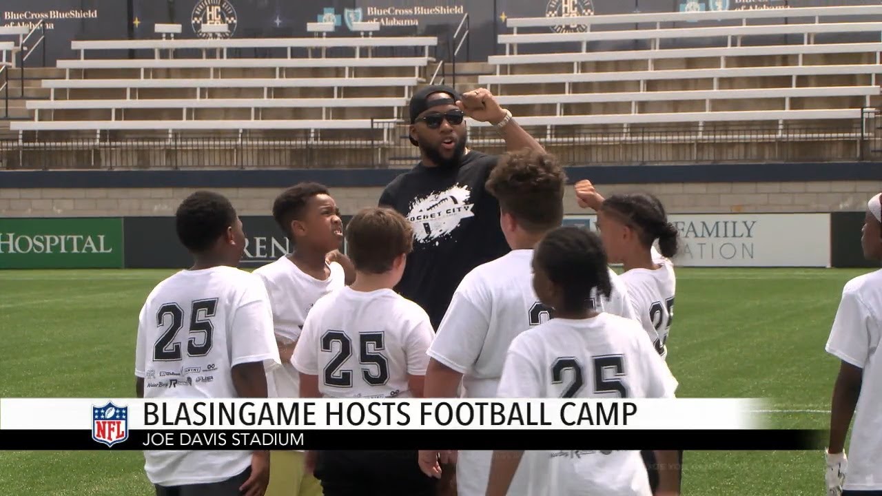Super Bowl champion Khari Blasingame hosts football camp in Huntsville ...