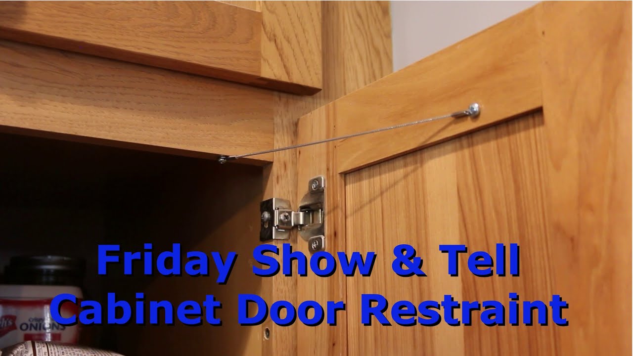 Cabinet Door Restraint Installation | Cabinets Matttroy