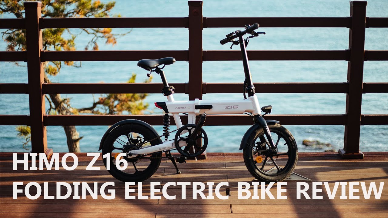 Himo Z16 접이식 전기자전거 리뷰 + 첫주행 (First riding) - YouTube