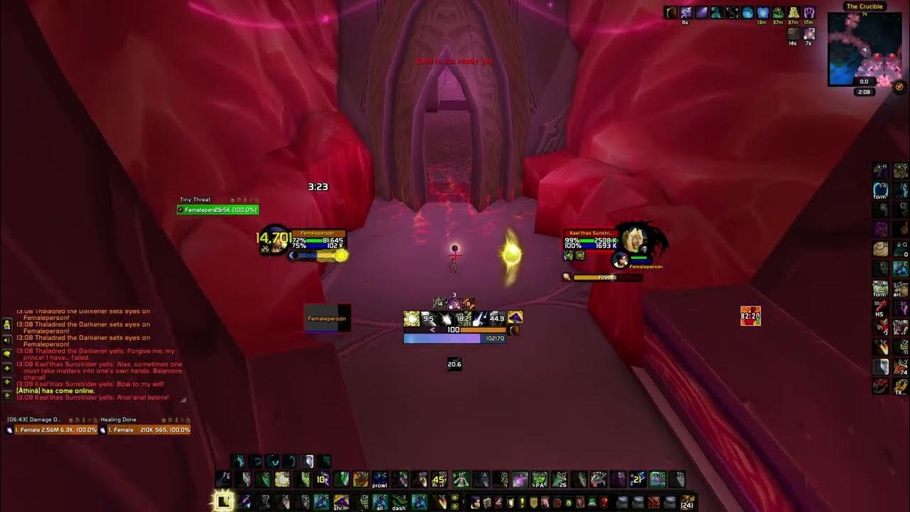 Balance Druid Kael'thas Sunstrider TK solo Cataclysm Classic - YouTube