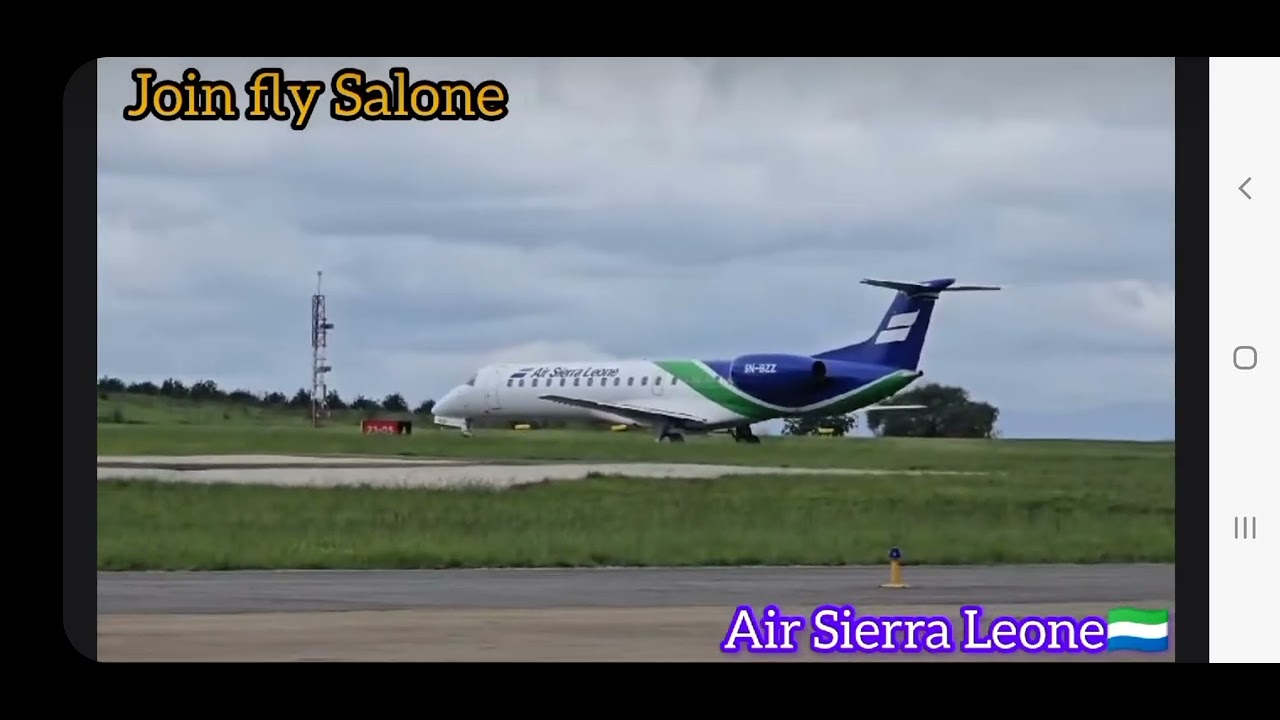 Fly Air Sierra Leone in Full Operation. Freetown Sierra Leone. - YouTube