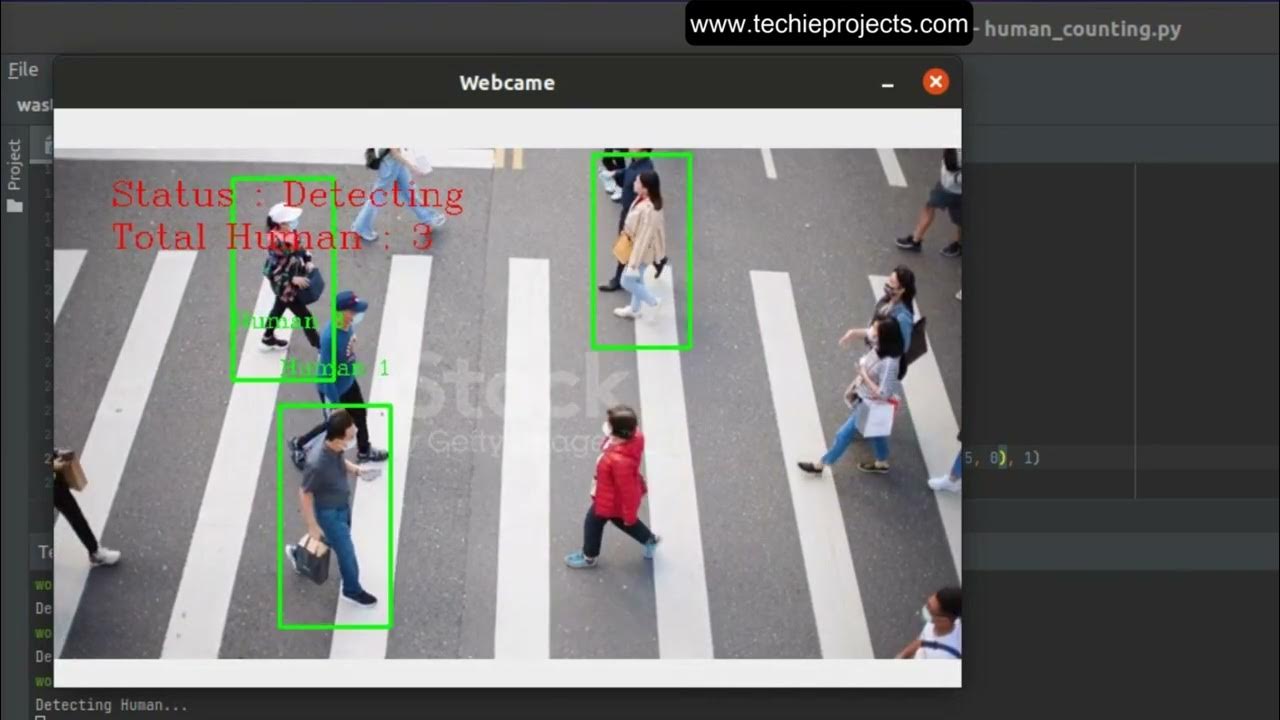 Crowd Counting using Python | People Counting Camera Hikvision - YouTube