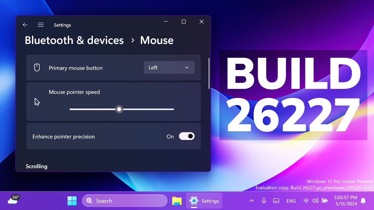 New Windows 11 Build 26227 – New Settings App Options, Copilot Changes ...