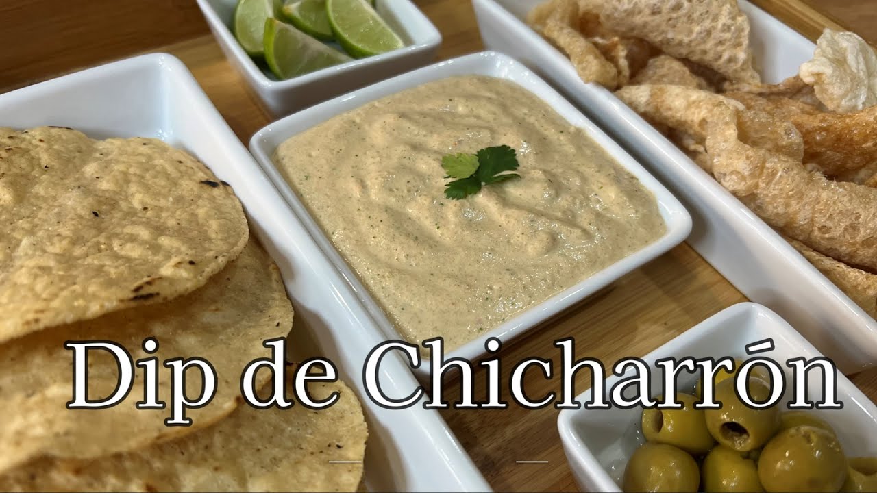 Como hacer dip de chicharrón - YouTube