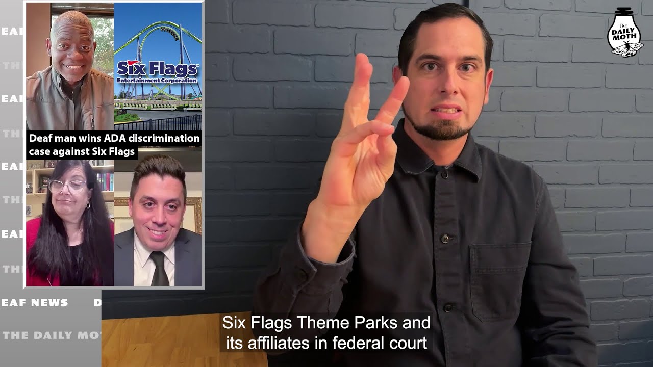 Deaf man wins ADA discrimination case against Six Flags - YouTube