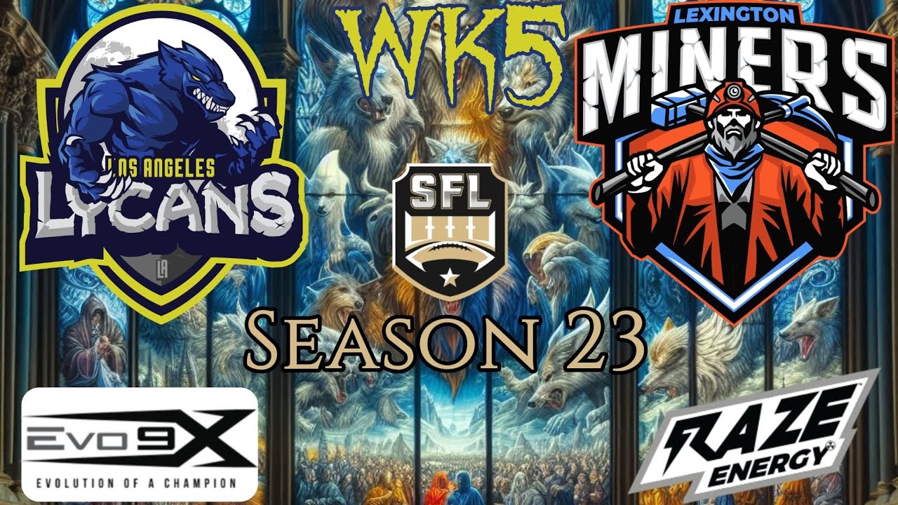 🌕#Szn23 Los Angeles Lycans Vs. Lexington Miners Weak 5 Hype ...
