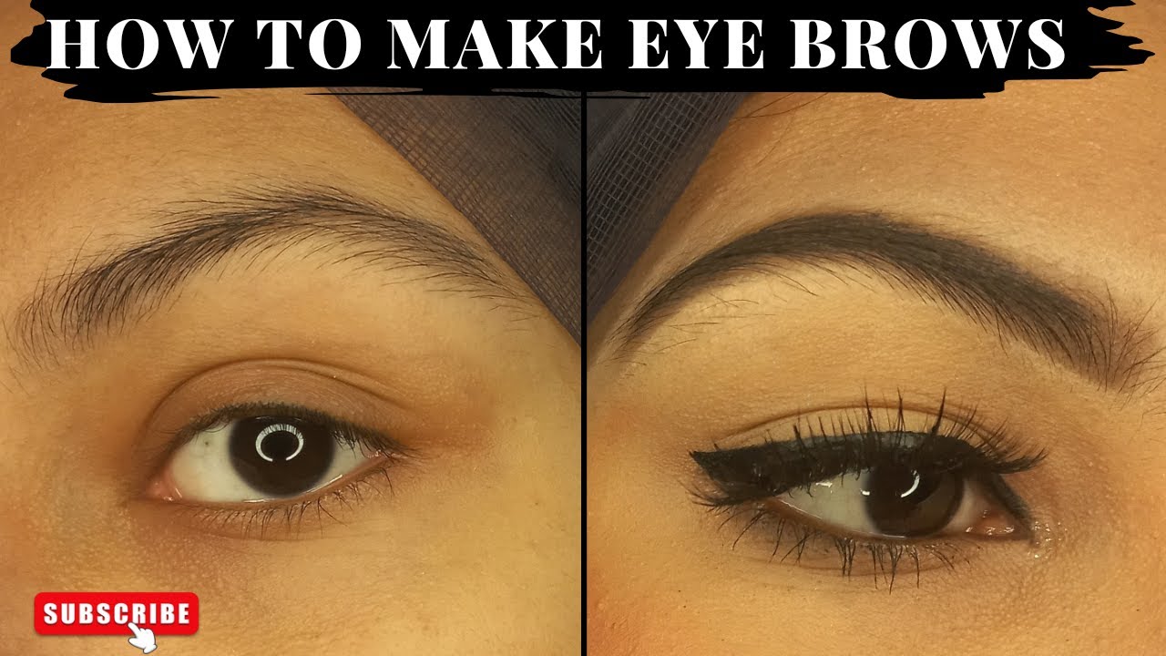 Perfect Eye Brow Shape in few Seconds| Natural Fluffy Eye brow Tutorial ...
