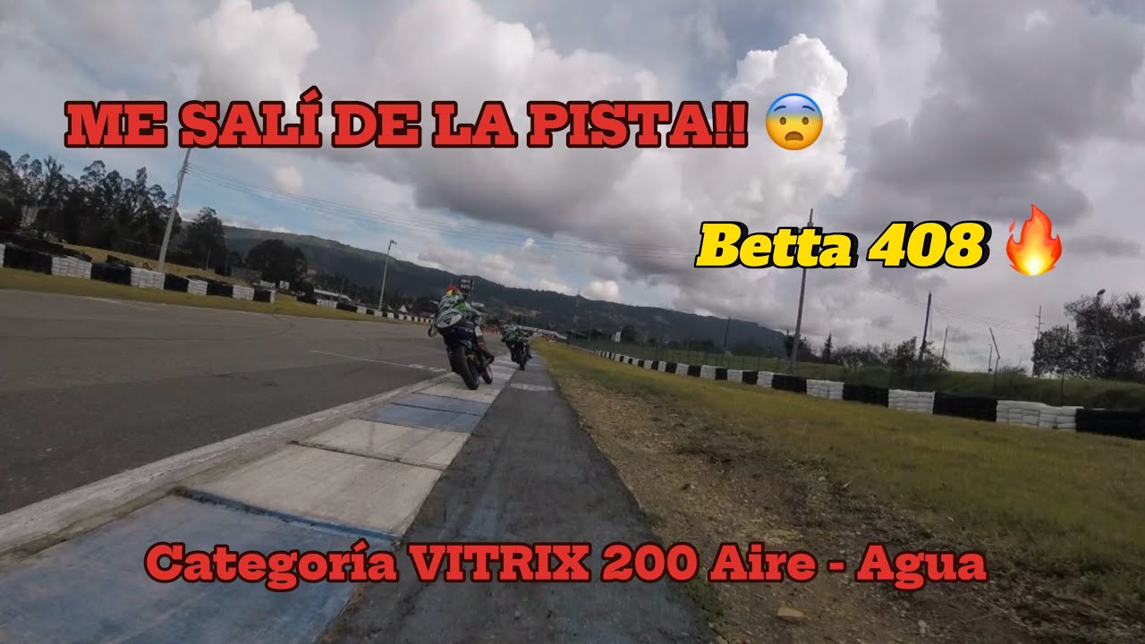 ME SALÍ DE LA PISTA! Categoría VITRIX 200 Aire - Agua 1er válida ...